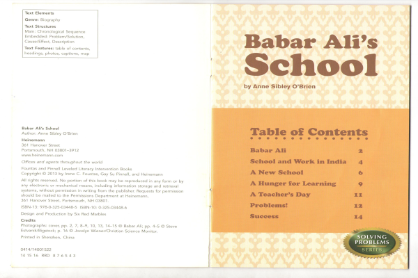 Biography of Babar Ali has also been included as Part of lesson in CBSE ...